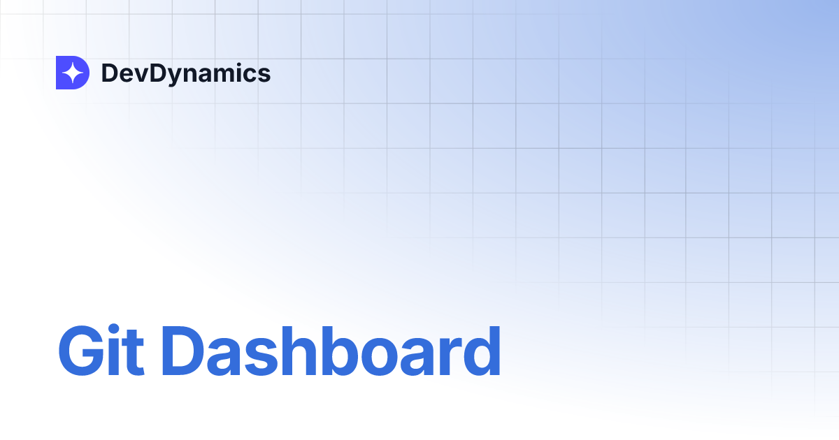 Git Dashboard | DevDynamics