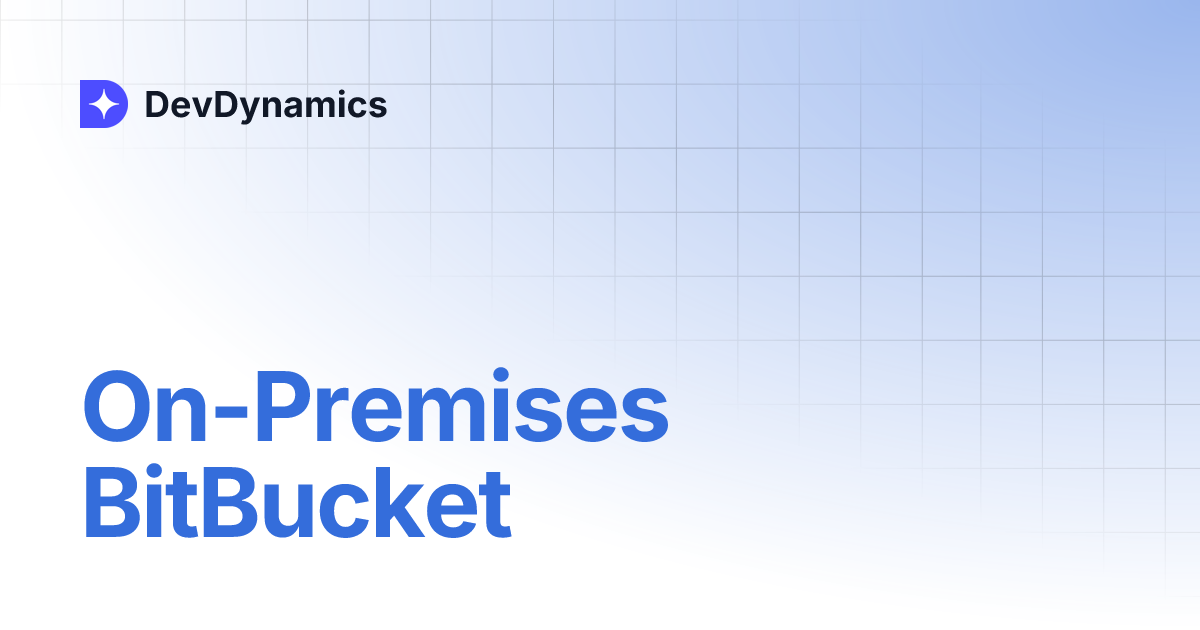 On-Premises BitBucket | DevDynamics